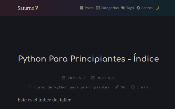 Taller de Python Resumen - Club de Software Libre